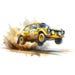 12 YELLOW Rally Cars Png Bundle,high Quality Png,rally Car Transparent ...