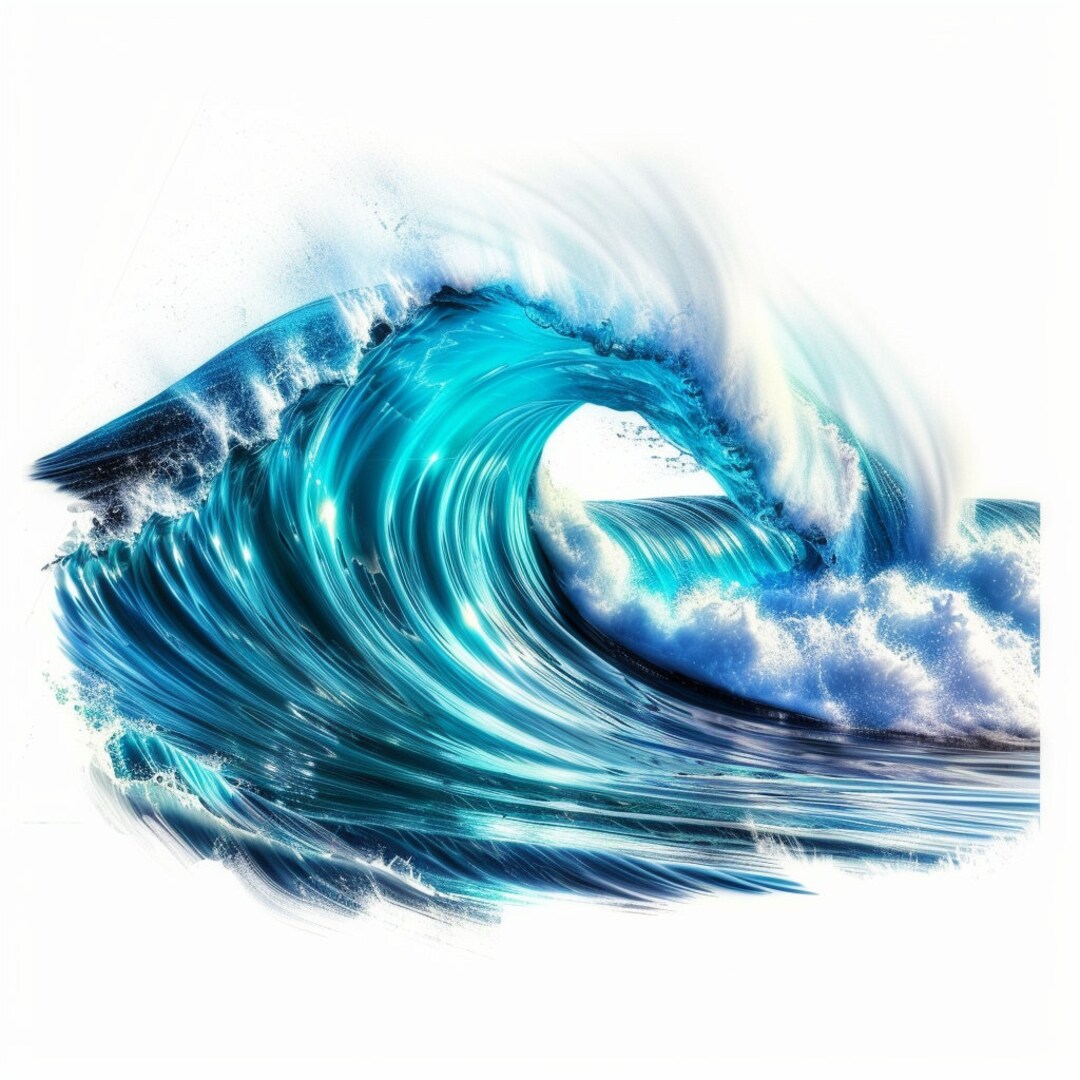 Wave Clipart | Serene Wave Clipart Bundle | 12 High-quality Images ...
