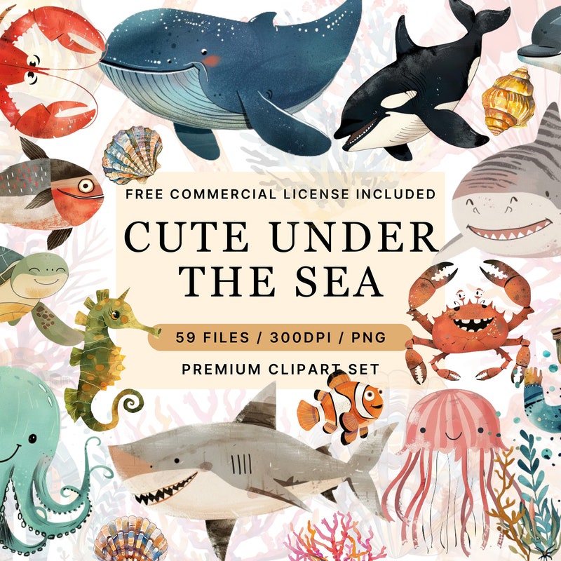 Sea Creatures - Etsy