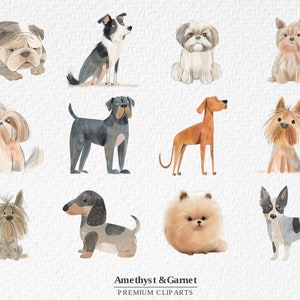 Cute and Funny Dog PNG Clipart Bundle |high Quality 300DPI Images ...