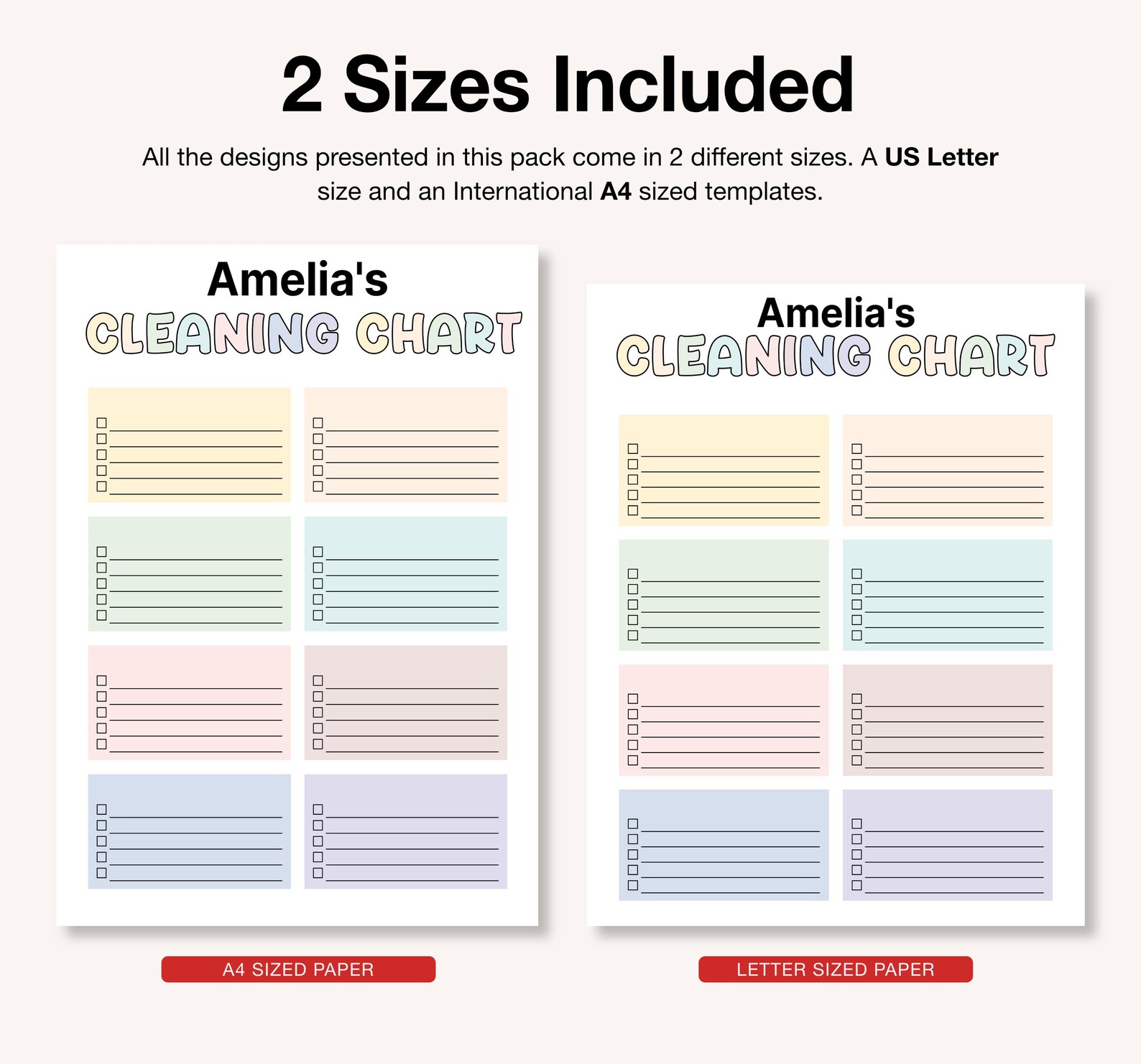 Editable Cleaning Card Room Cleaning Checklist Cleaning Planner ...