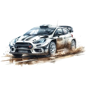 12 WHITE Rally Cars Png Bundle,high Quality Png,rally Car Transparent ...