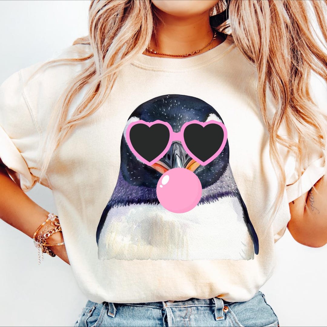 Penguin Blowing Bubble Png Penguin PNG Penguin Mascot Preppy PNG Preppy ...