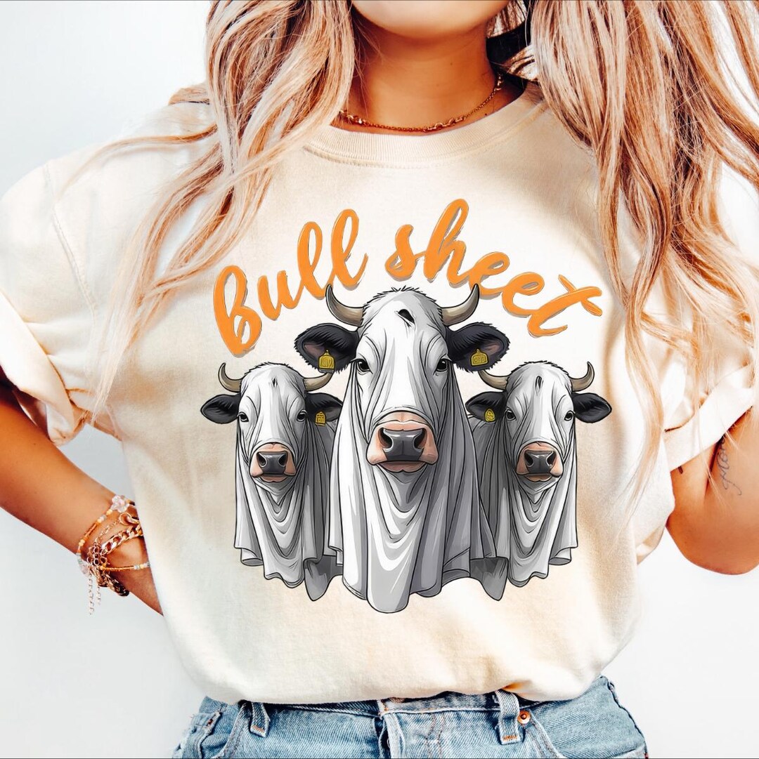 Bull Sheet PNG, Halloween Png, Bull Png, Ghost Cows Png, Funny Cow Png ...