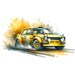 12 YELLOW Rally Cars Png Bundle,high Quality Png,rally Car Transparent ...