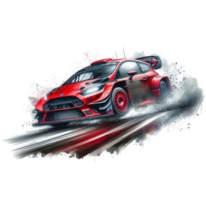 12 RED Rally Cars Png Bundle,high Quality Png,rally Car Transparent Png ...