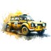 12 YELLOW Rally Cars Png Bundle,high Quality Png,rally Car Transparent ...