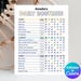 Editable Daily Checklist for Kids Printable Kids Responsibility Chart ...