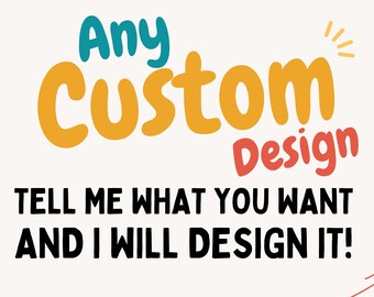 Custom Digital Design Basic PNG SVG JPG - Etsy