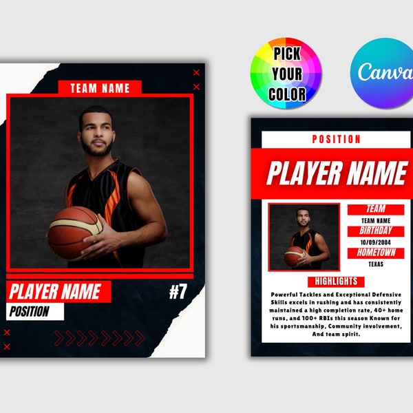 Basketball Card - Etsy