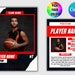 Basketball Trading Cards Template Customizable Basketball Player Card ...