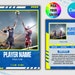 Editable Volleyball Trading Cards Template Personalized DIY Sport Card ...