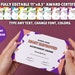 Editable Classroom Award Certificate Canva Template Bundle Printable ...