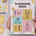 Classroom Rules Poster Class Expectations Template Editable Printable ...