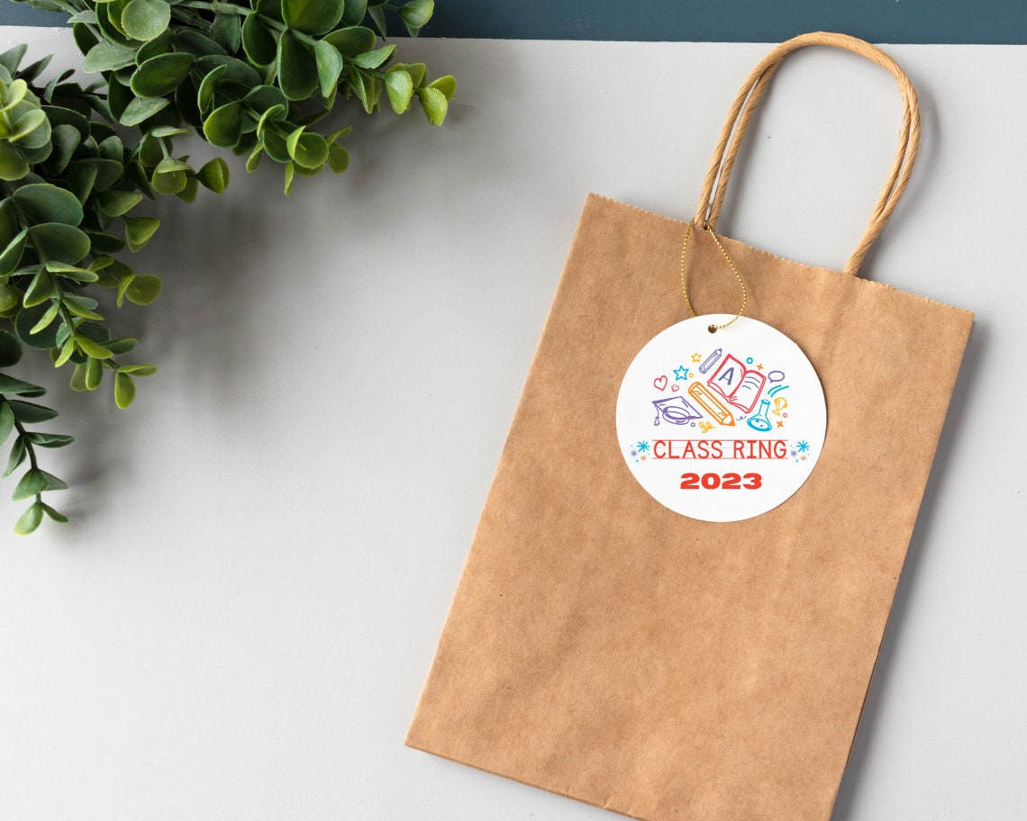 Printable Graduation Stickers, Preschool Tags Kindergarten Class Ring ...