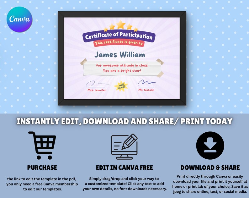 Editable Kindergarten Graduation Certificate Kindergarten Personalized ...