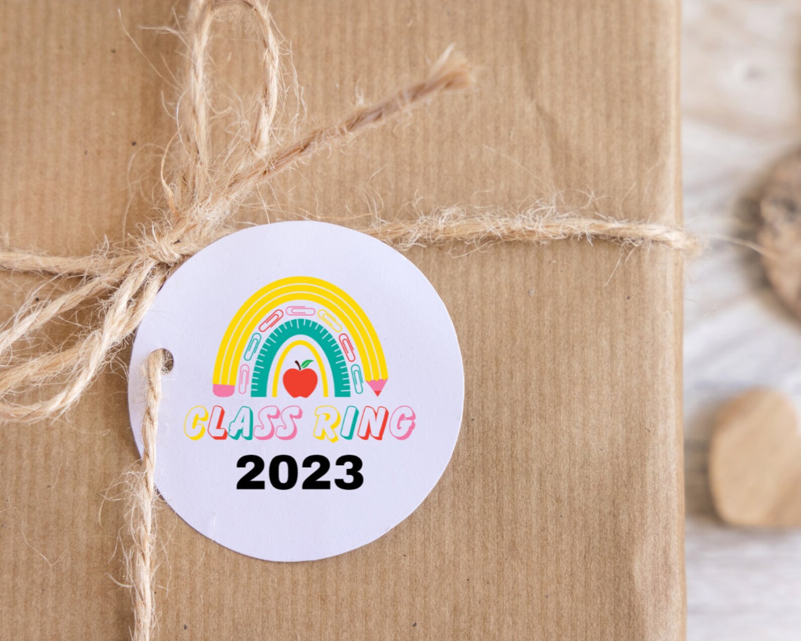 Printable Class Ring Stickers, Tags, Kindergarten Class Ring Graduation ...