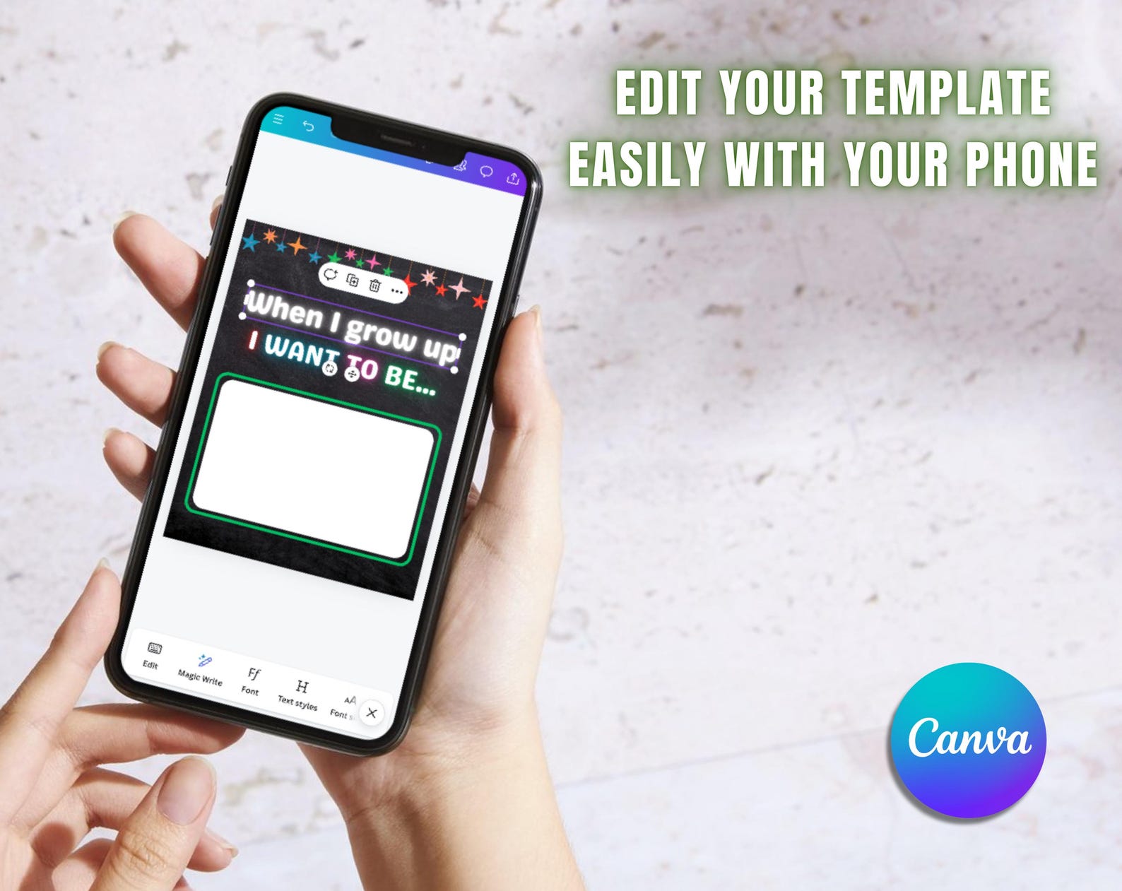 Editable When I Grow up Sign Template, When I Grow up I Want to Be ...