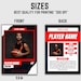 Basketball Trading Cards Template Customizable Basketball Player Card ...