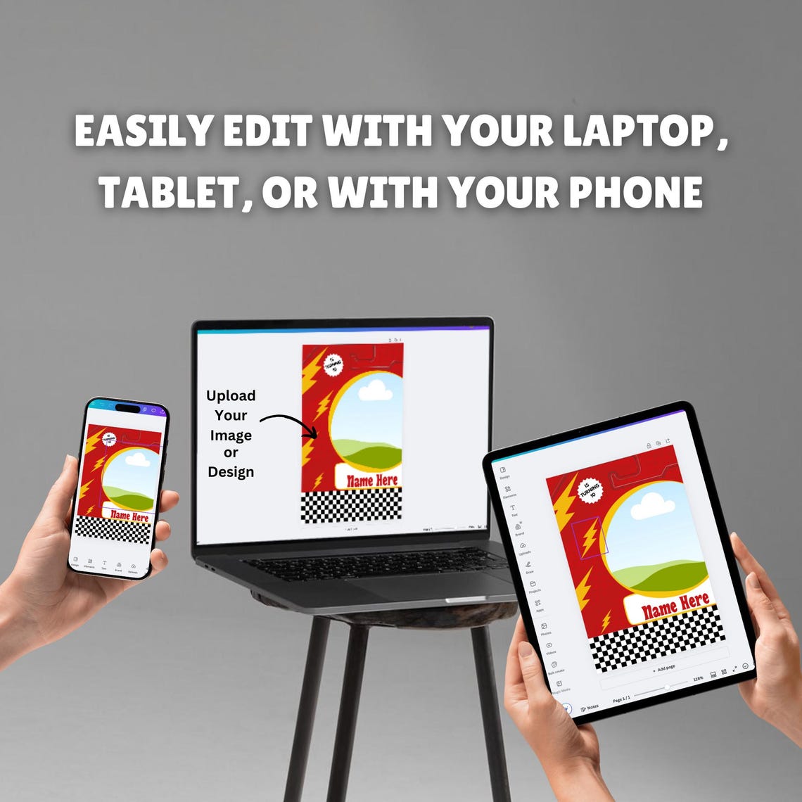 Toy Car Packaging Template, Custom Printable Car Birthday Favor Tag ...