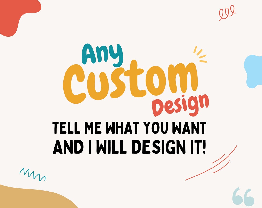 Custom Digital Design Service Basic Png Svg Pdf Custom Image
