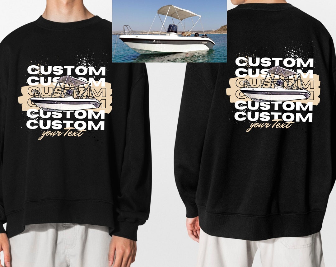 Custom Boat Hoodie, the Perfect Gift for Boat Lovers, Personalized Boat ...