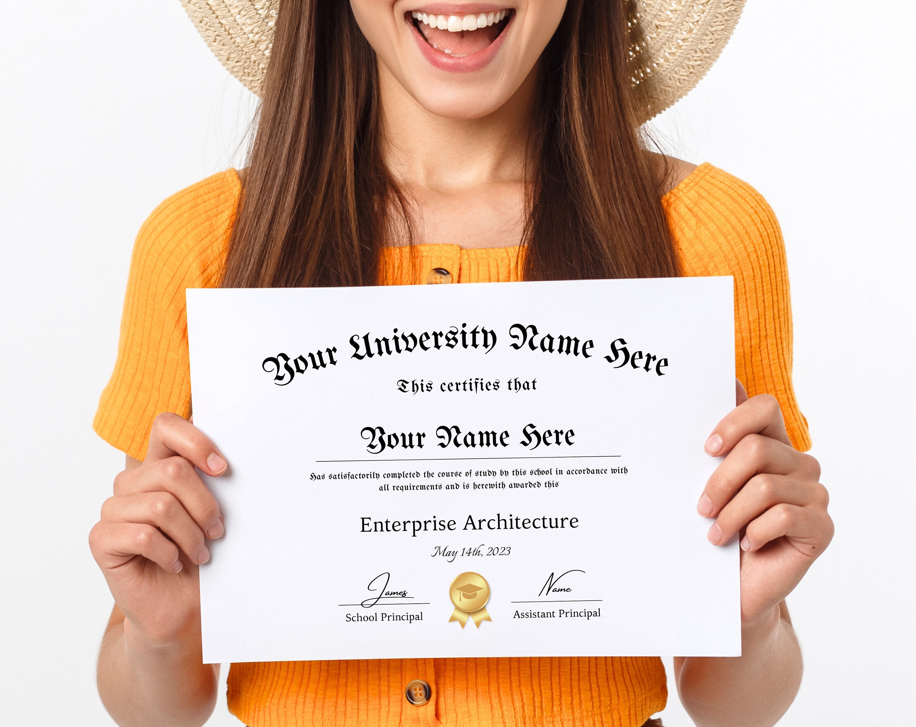 College & University Diploma, Printable Customized University Diploma ...