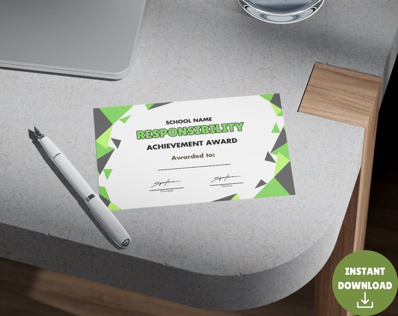 Editable Classroom Award Certificate Canva Template Bundle Printable ...