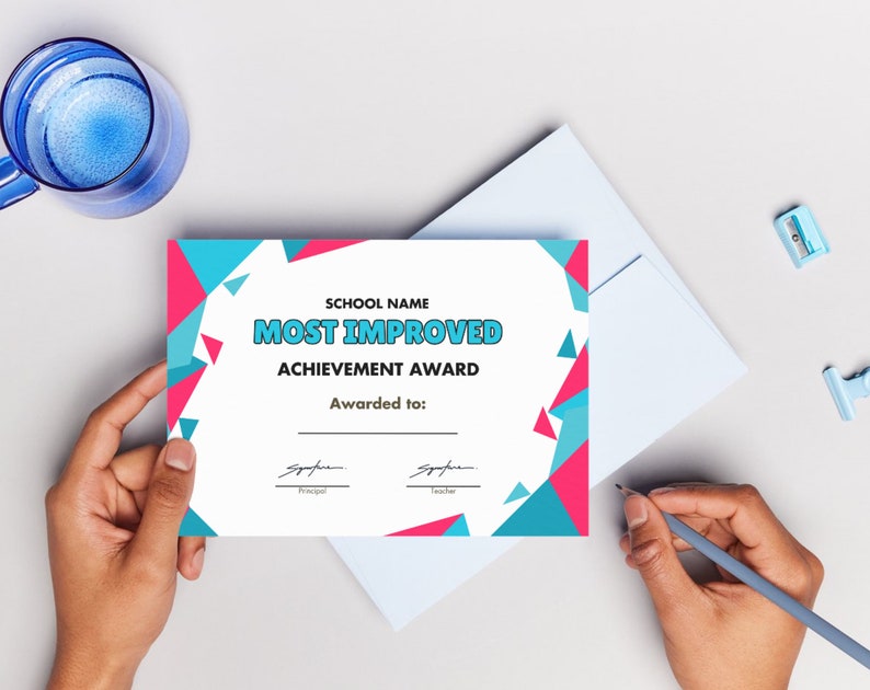 Editable Classroom Award Certificate Canva Template Bundle Printable ...