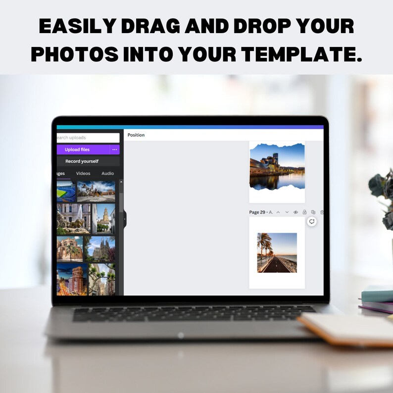 Travel Photo Book Album Template | Customizable Coffee Table Book ...