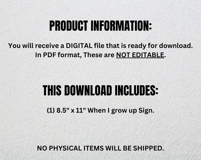 When I Grow up Printable Sign First Day of School Chalkboard Sign ...