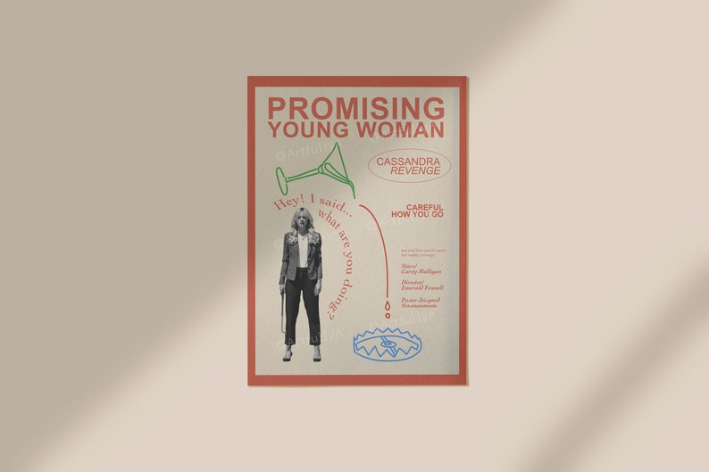 Promising Young Woman Movie Poster Print Art Poster Wall Art Decor - Etsy