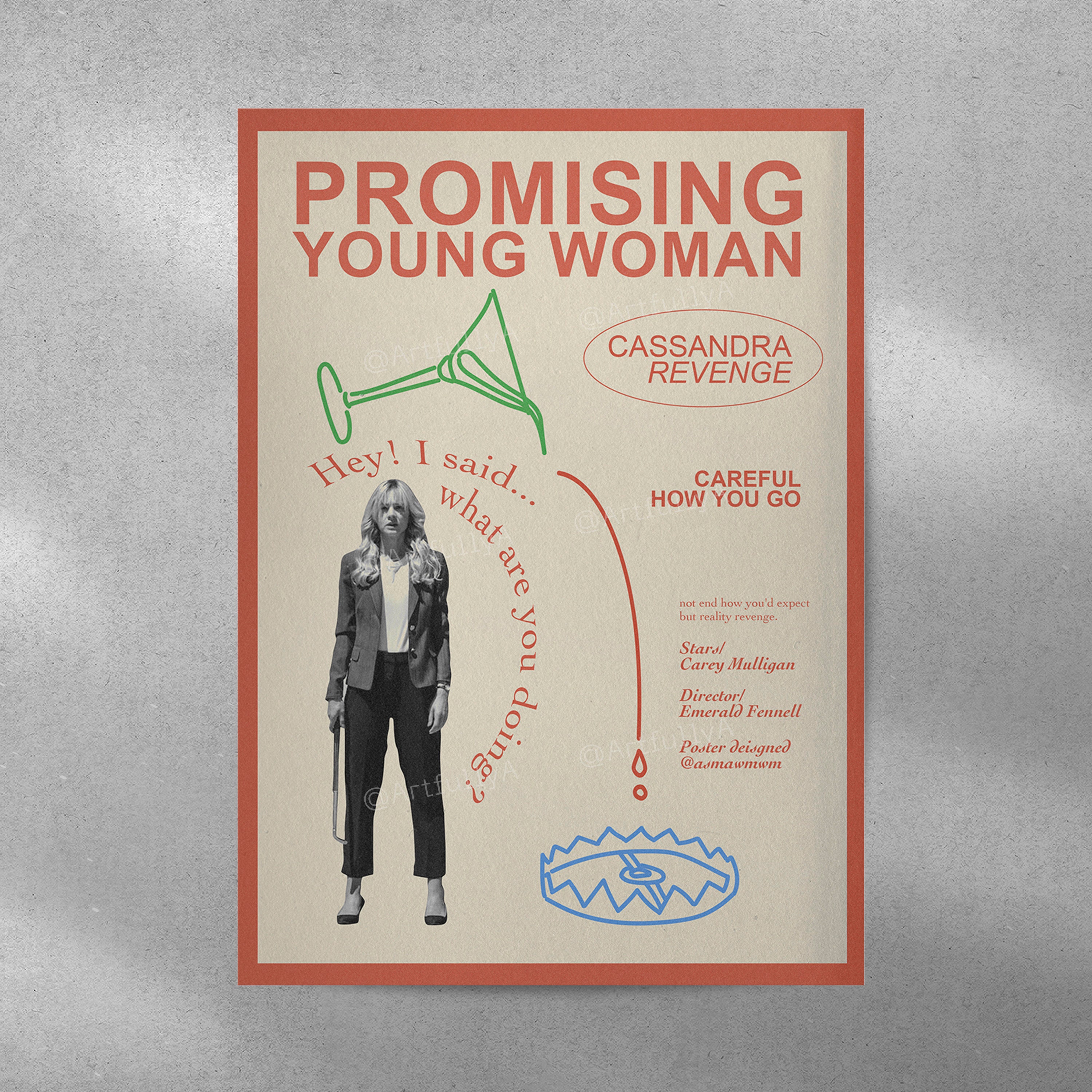 Promising Young Woman Movie Poster Print Art Poster Wall Art Decor - Etsy