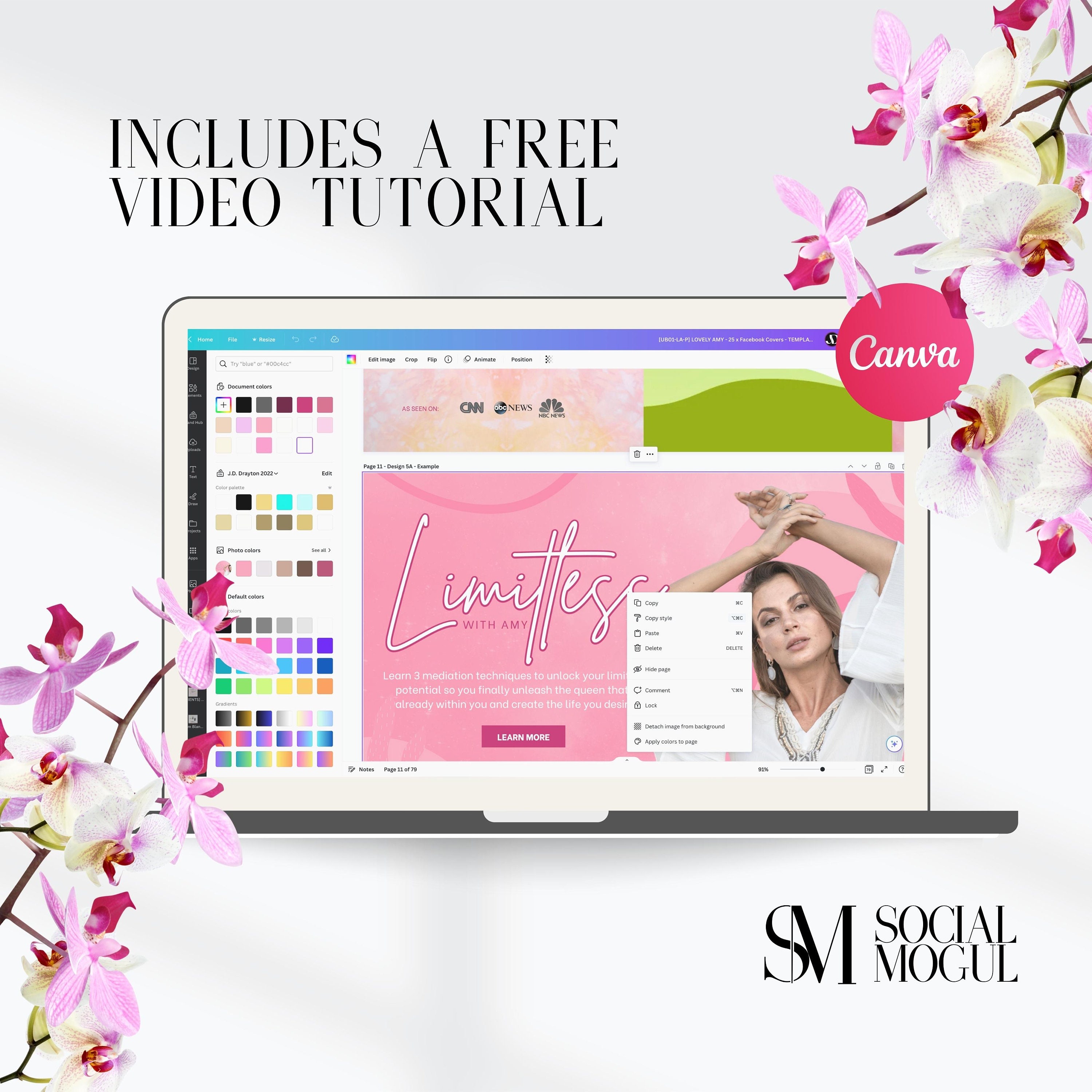 25 Facebook Cover Banner Templates for Coaches and Course Creators ...