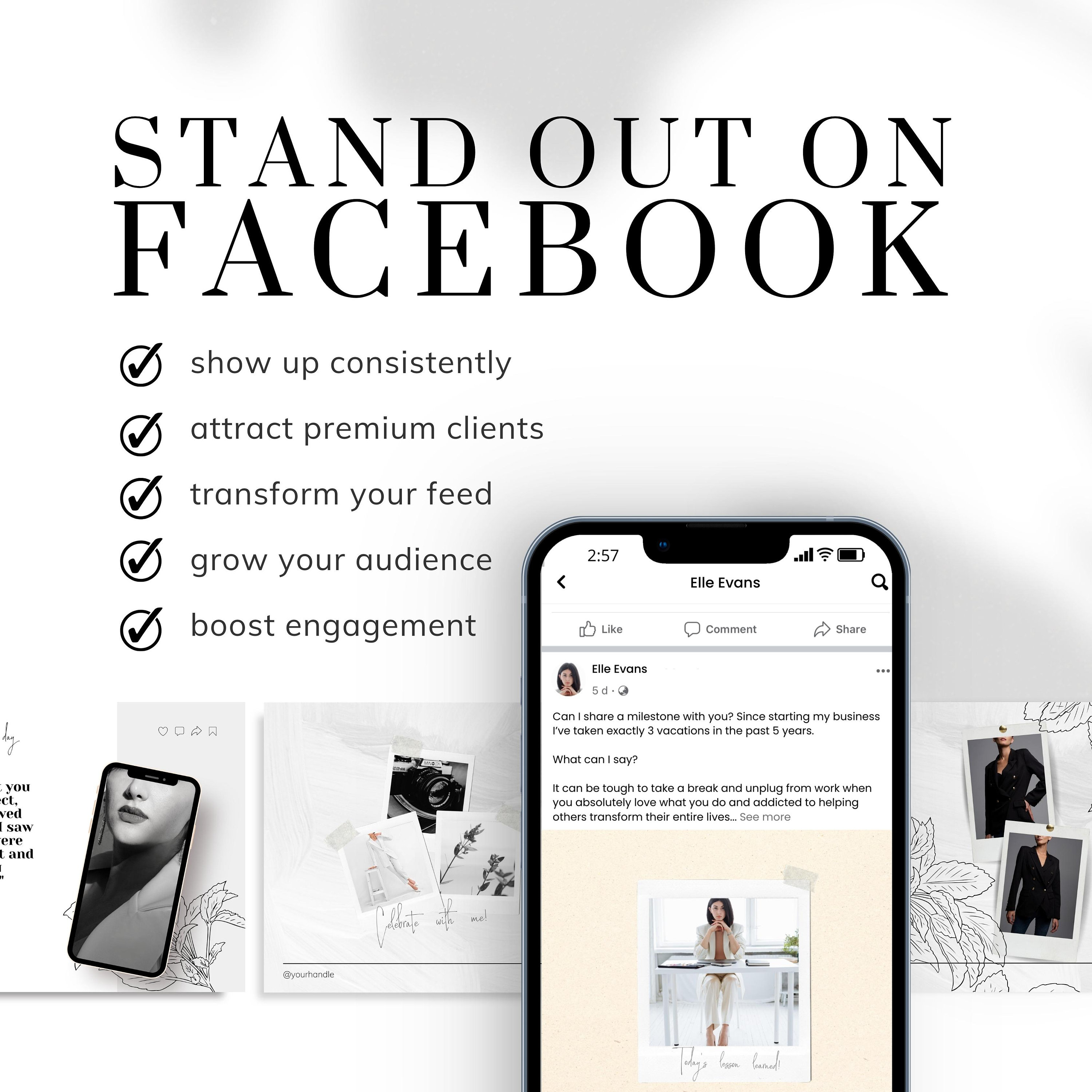30 Facebook Post Templates for Business Pages, Profiles & Groups ...