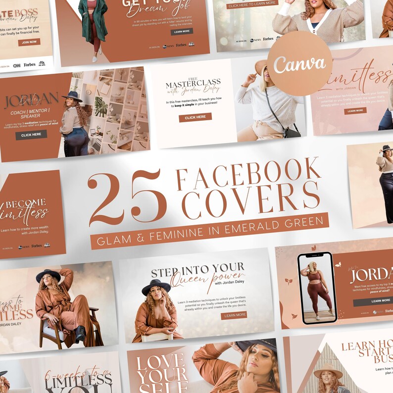 25 Facebook Cover Banner Templates for Coaches & Course Creators ...