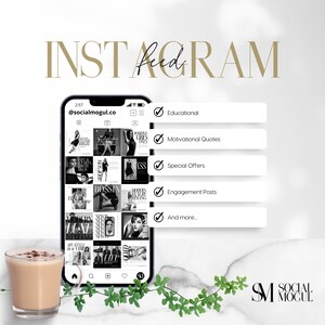 100 Social Media Post Templates | INSTANT DOWNLOAD | Editable Pre-made ...
