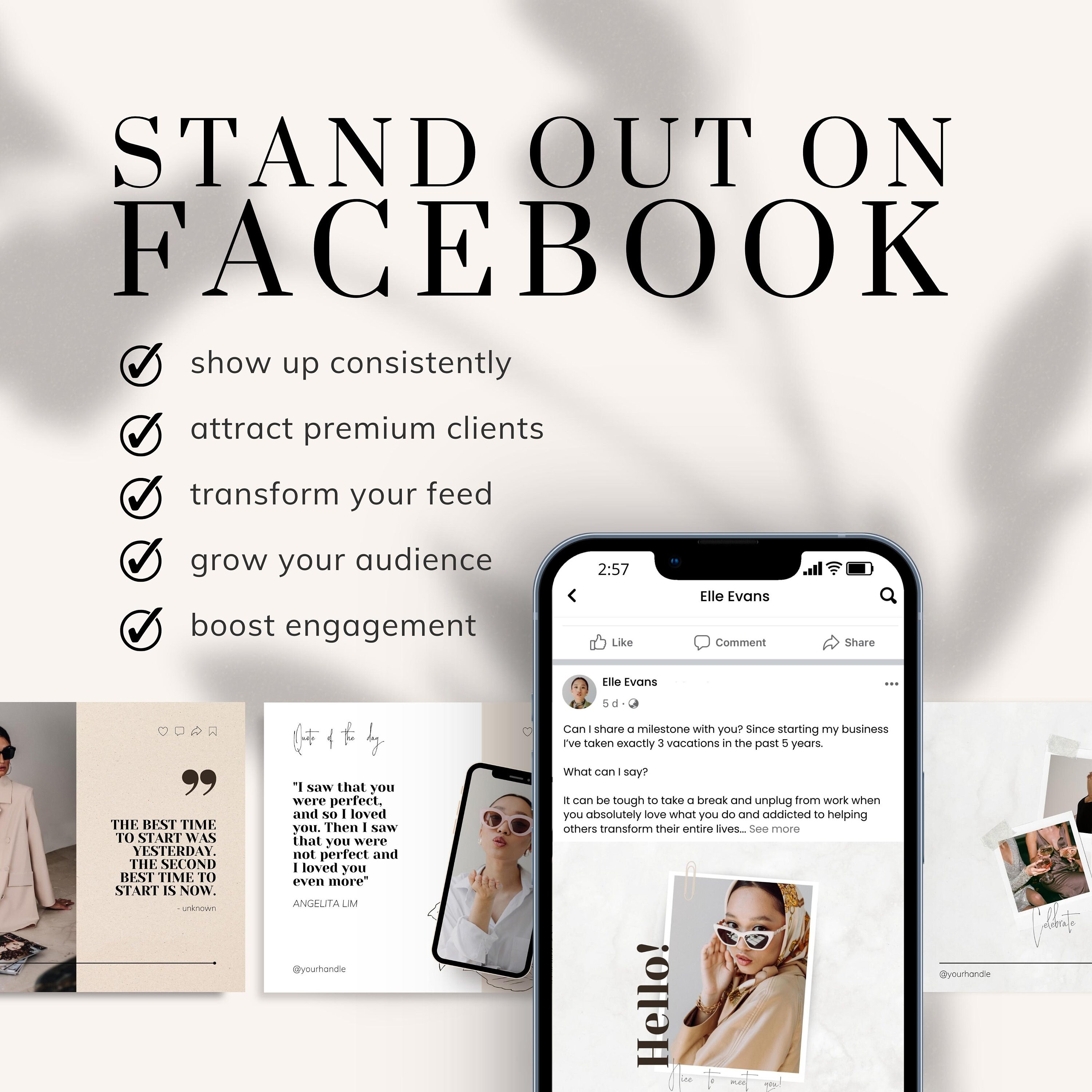 30 Facebook Post Templates for Business Pages, Profiles & Groups ...