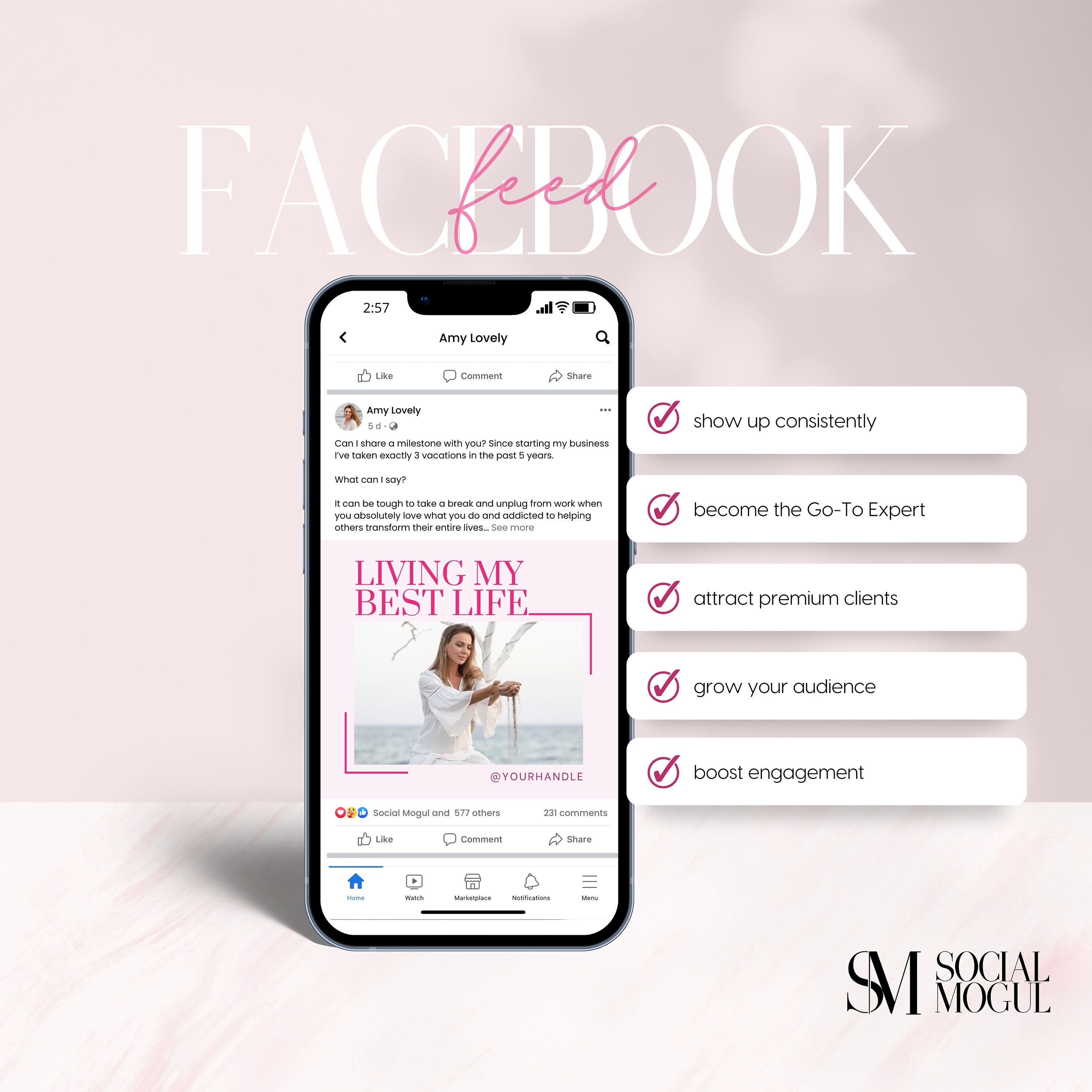 55 Facebook Post Templates for Business Pages, Profiles & Groups ...