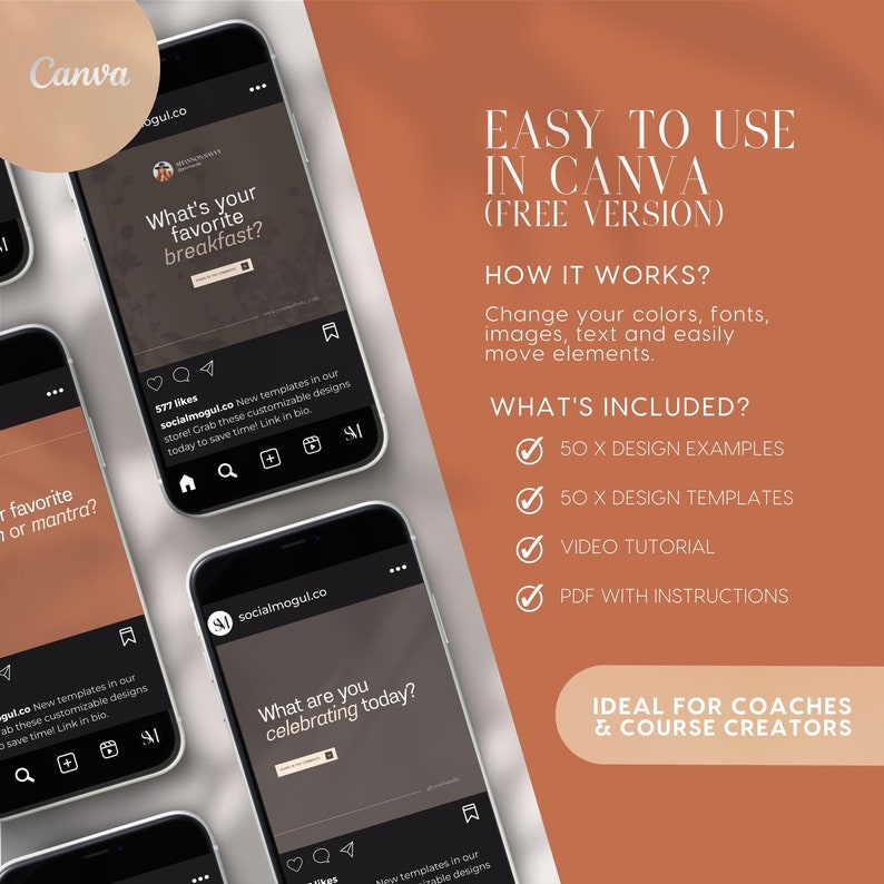 50 Instagram Engagement Post Templates for Women Entrepreneurs ...