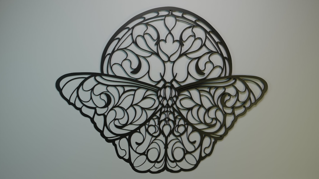 Laser Cut File (SVG,AI,DXF) Moth - Etsy