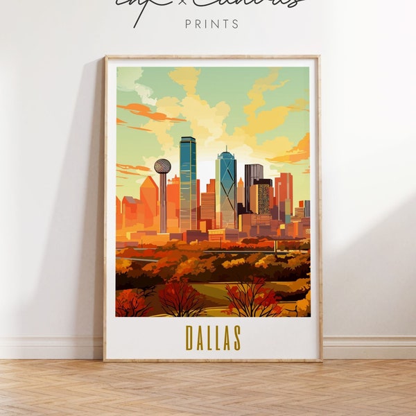 Dallas Poster - Etsy