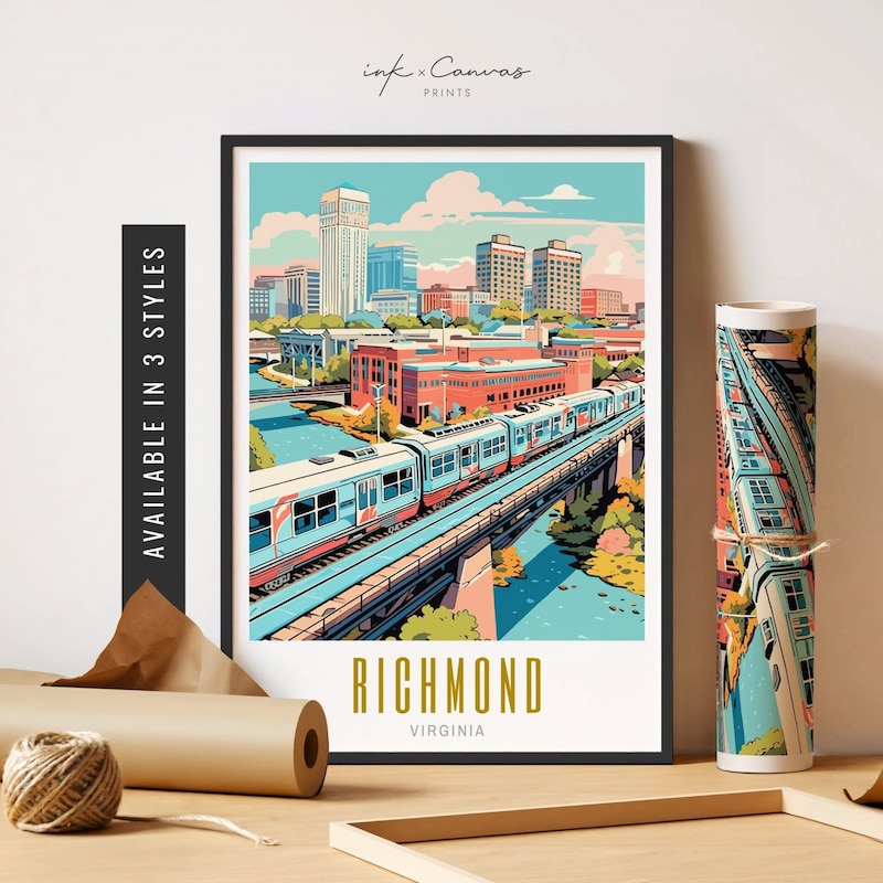 Richmond Poster - Etsy
