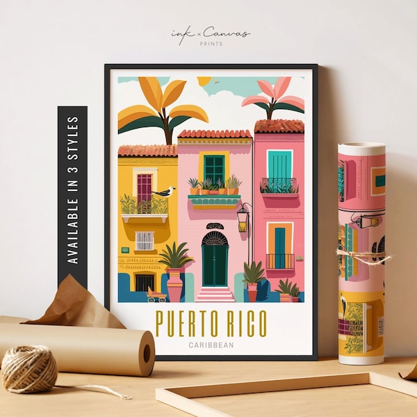 Puerto Rico Poster - Etsy