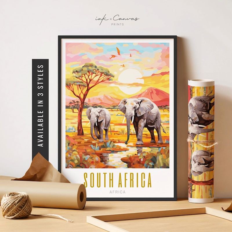 African Animal Posters - Etsy