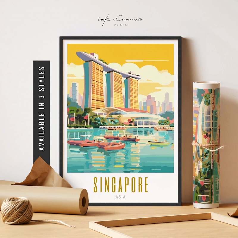 Singapore Poster - Etsy