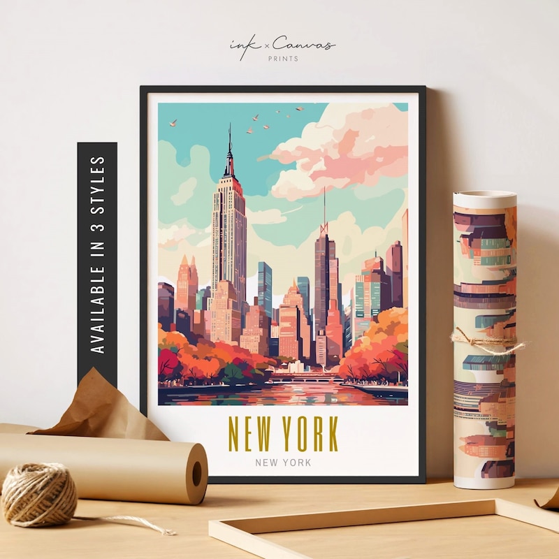 New York Poster - Etsy