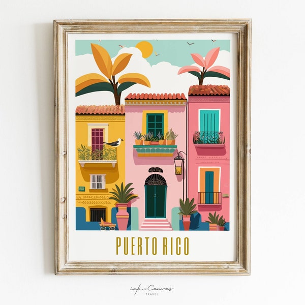 Puerto Rico Poster - Etsy