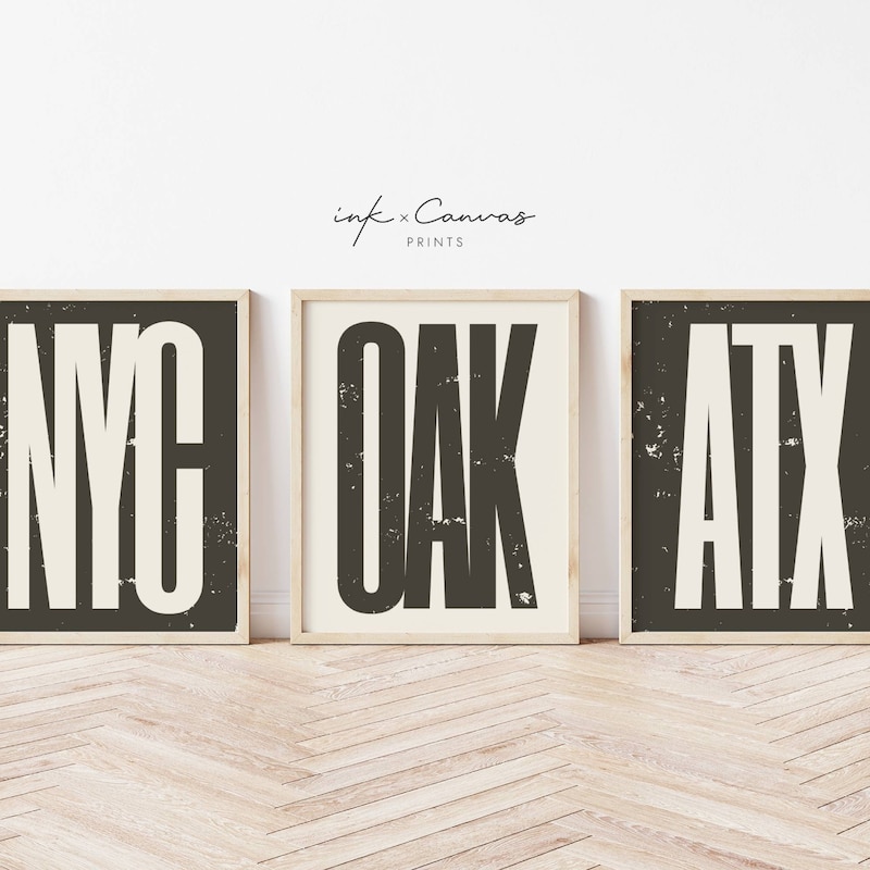Typography Wall Art - Etsy