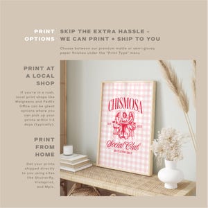 Chismosa Social Club Wall Art Personalized Gift for Latina Friends ...